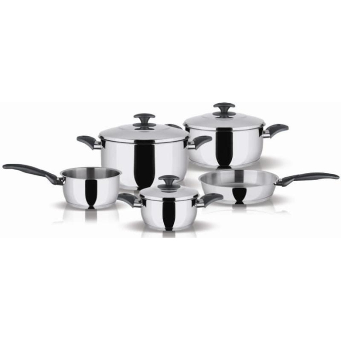 Σετ 5 τεμαχίων ανοξειδωτα σκεύη 18/10 Gourmet Pyramis 015700901
